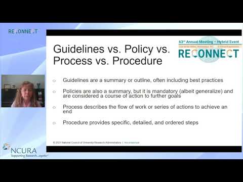 Policies, Procedures, and Guidelines