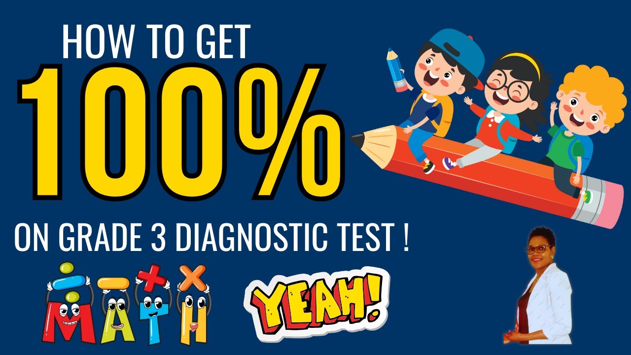2019 Gr3 Math Diagnostic Test Answer -  Grade Three Math Question & Answer - Gr 3 Exam Prep 2026 JA