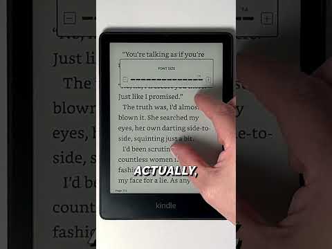 Kindle Tip: How To Quickly Adjust The Font Size