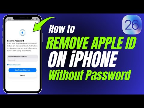 How to Remove Apple iD from iPhone without Password / iOS 26