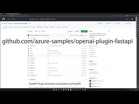 OpenAI/ChatGPT Plugin Development with GitHub Codespaces & Deploy to Azure with Azure Developer CLI