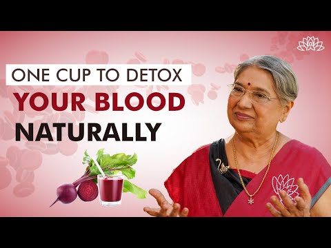 One Cup for Natural Blood Detox: Beetroot, Turmeric, and Coriander | Healthy Recipe | Dr. Hansaji