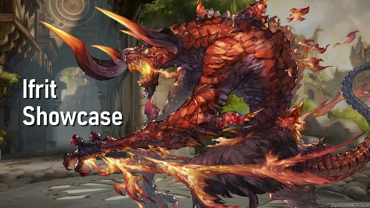 Ifrit GBF Summon Animation Showcase