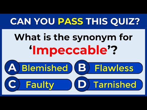 Synonyms Quiz: 97% CANNOT SCORE 25/25 | #challenge 43