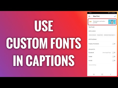 How To Use Custom Fonts On Instagram Captions