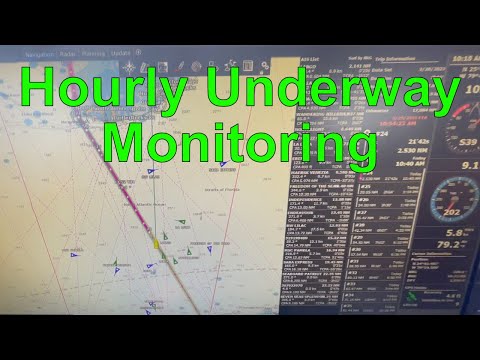 Hourly Underway Monitoring aboard Chicory a 46 Nordhavn
