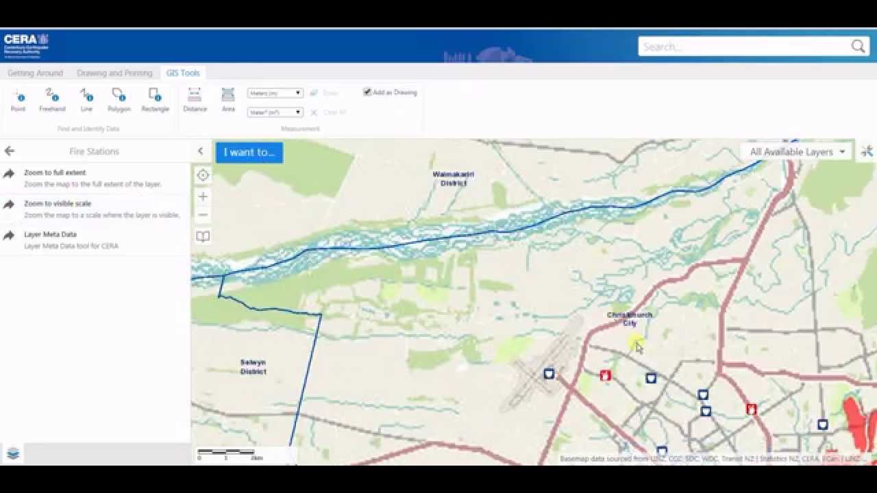 Basic getting around - Geocortex Essentials HTML5 Viewer