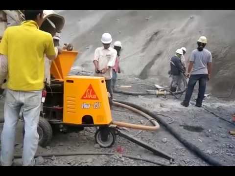 מכונת התזה לאיטום - מכונה להתזת בטון - גילאר Sika Israel