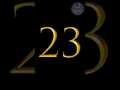 Facts About Number 23 #shorts #facts @thehomeoffacts