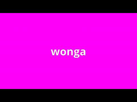 what is the meaning of wonga