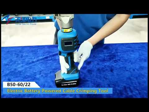 B50 60 22 hydraulic crimping tool up to 240mm2 copper terminals