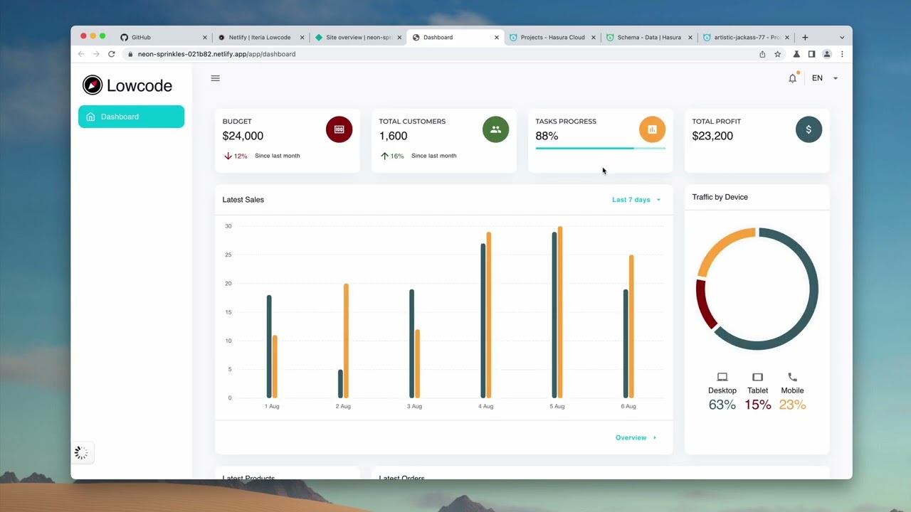 Iteria Lowcode demo 07/2022