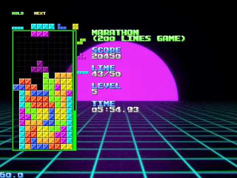 Steam Community :: Video :: TETRIS (NullpoMino) 200 Line Complete