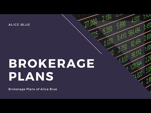 Alice Blue Brokerage Plans - F20 Plan and 0.01% Brokerage