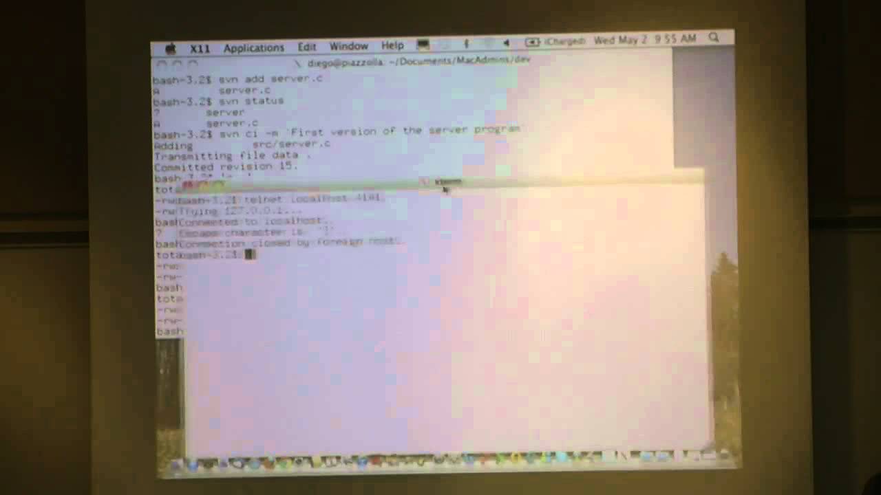 Source code management with Subversion
