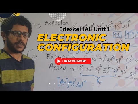 Electronic Configuration of Atoms and Ions #edexcelchemistry#Chedexcel