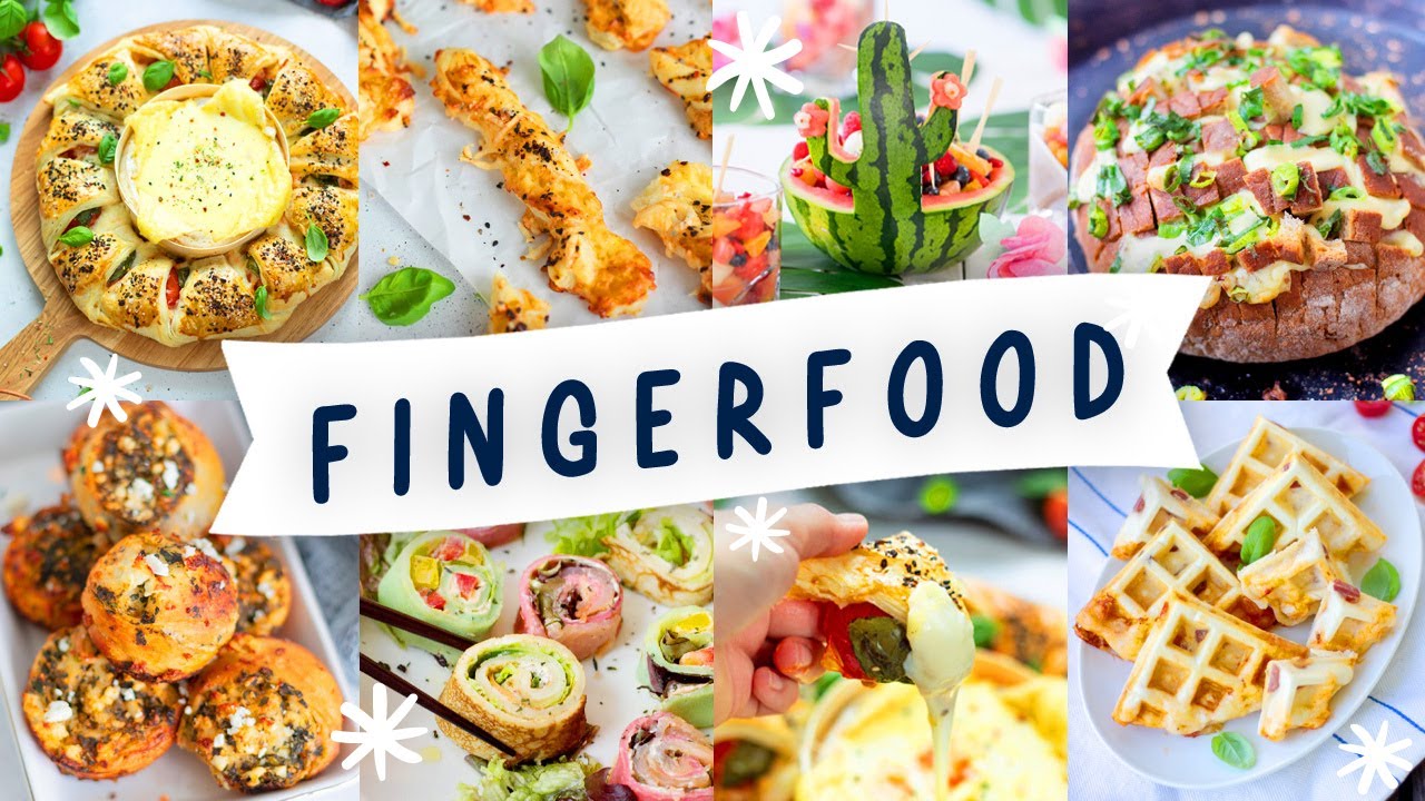 Bayern-Burger als Fingerfood - Einfache Rezepte