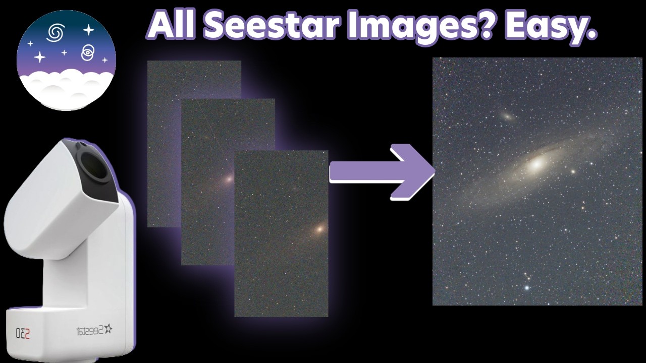Siril Tutorial: One Script to Preprocess All Seestar Images (Even Mosaics!)