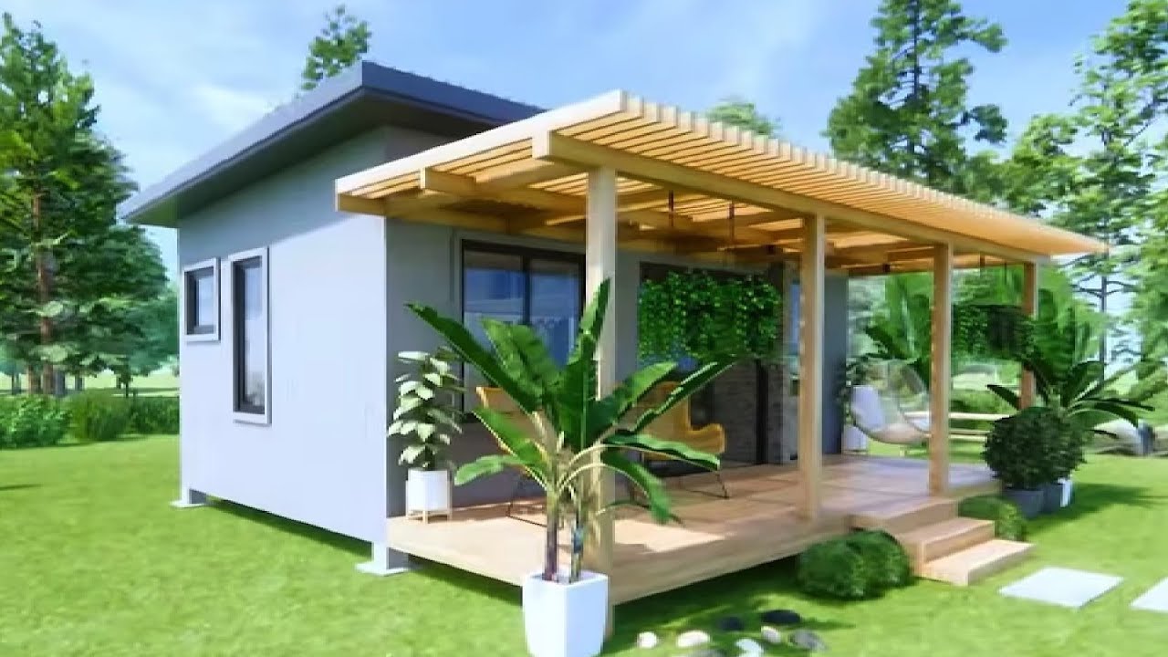 THE MOST BEAUTIFUL FLOOR PLAN TINY HOUSE MODERN GRANNY'S FLAT