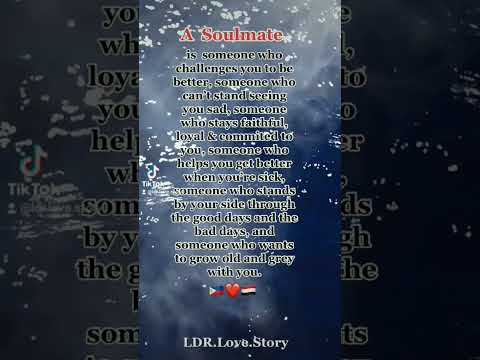 The meaning of Soul mate - My beautiful girlfriend words πͺπ¬β€οΈπ΅π