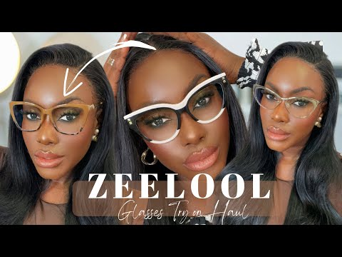 Buying Prescription Glasses Online Try On HAUL | Best Prescription Glass To Buy | Zeelool