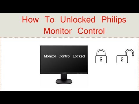How To Unlocked Philips monitor Control Locked.#solved #osd #control #philips #243S7E