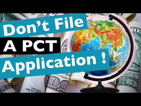 International Patent Application - Don't File