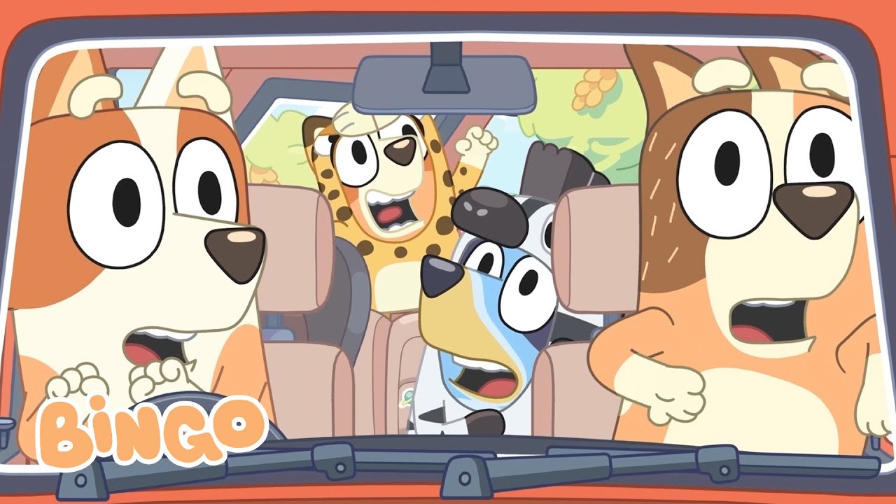 Rushing Around with Bingo 💨 😮 | Exciting Moments with Bluey and Bingo 🧡 | Bingo - Official Channel
