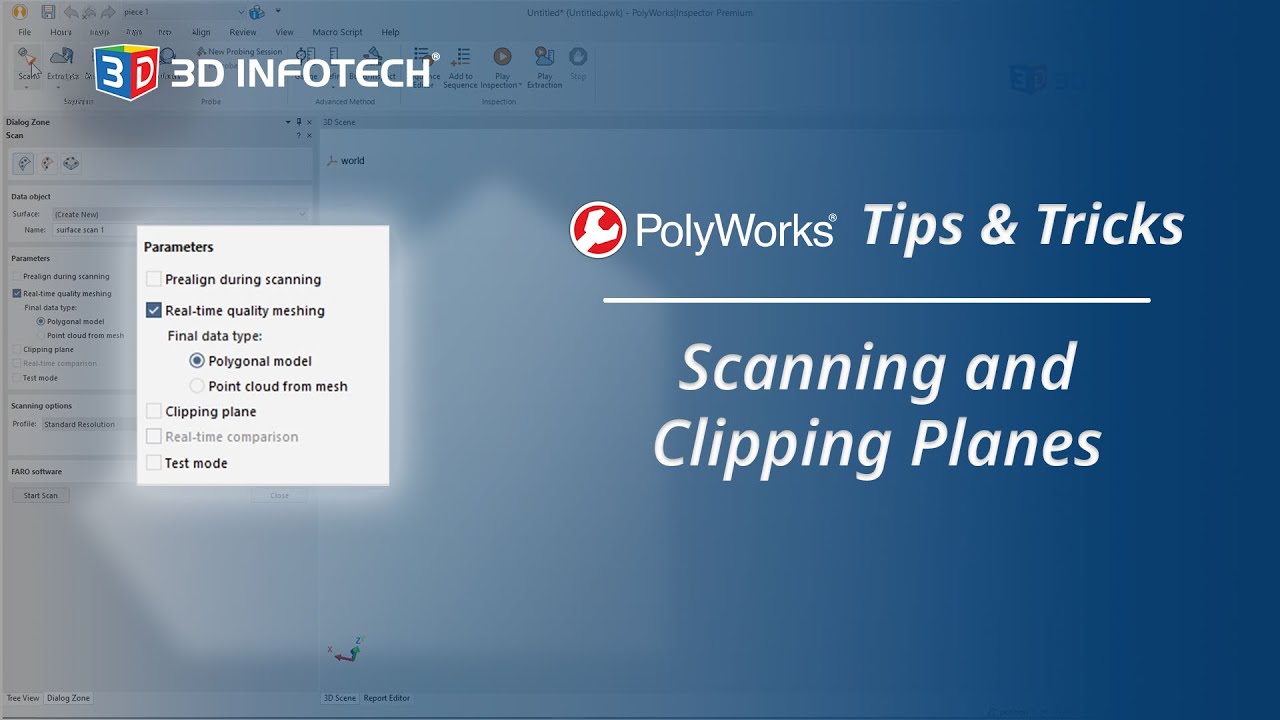 Scanning and Clipping Planes | PolyWorks Tips & Tricks