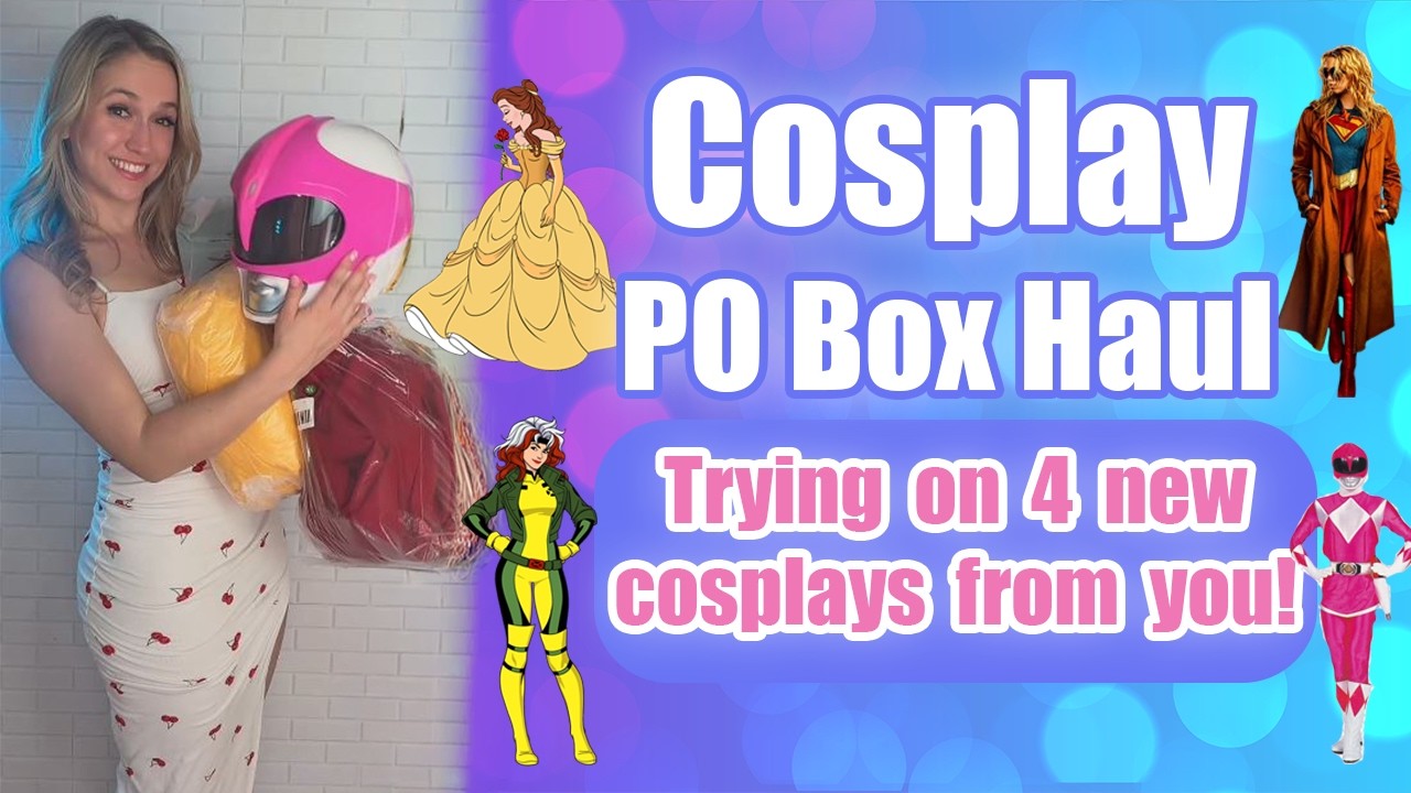 Cosplay PO Box Haul! Trying On 4 Cosplays You Sent Me