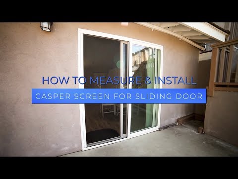 How to Measure & Install for Sliding Patio Doors | Retractable Screen