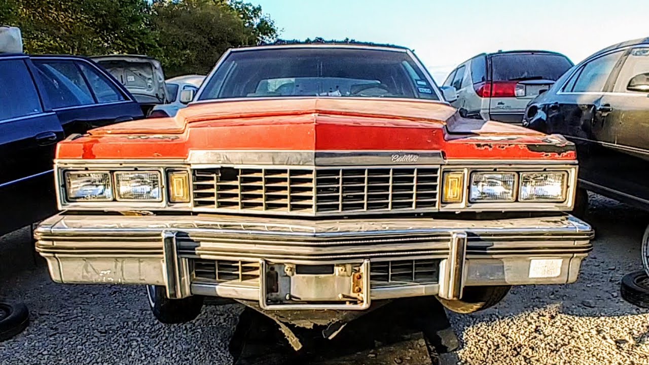 1977 Cadillac Fleetwood Junkyard Find