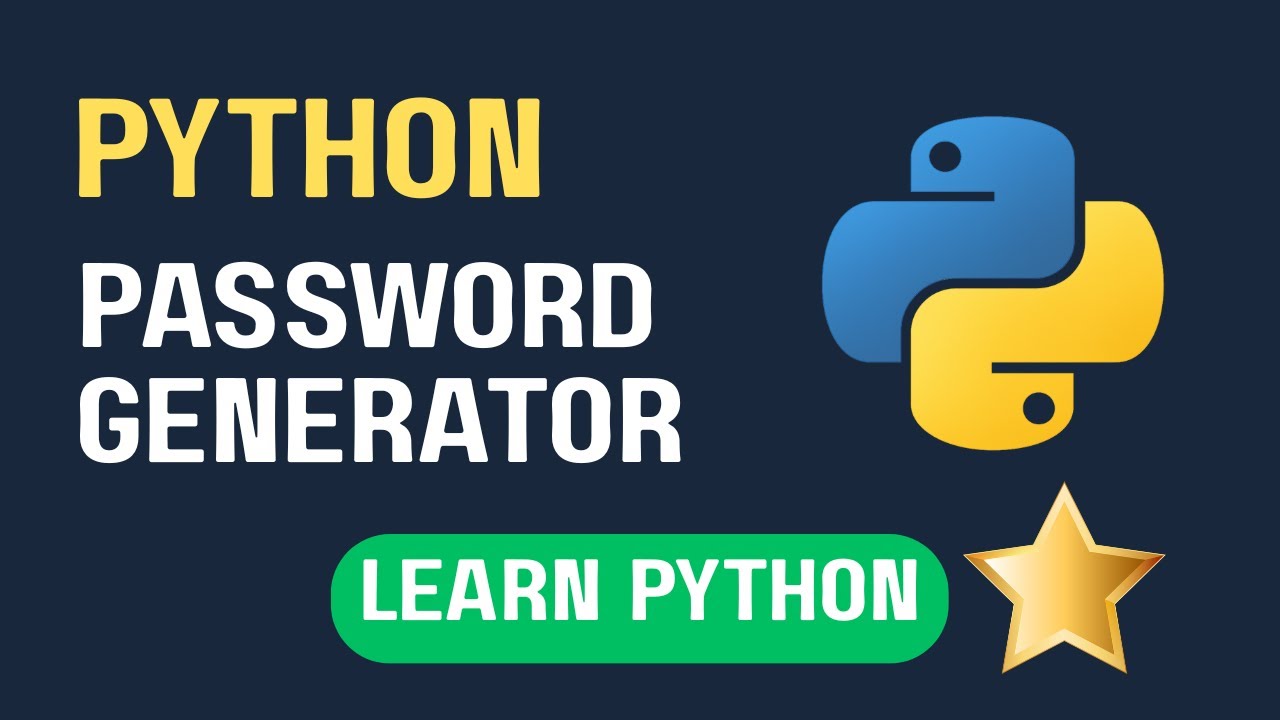 Build a Secure Password Generator in Python 🔐 (Beginner Friendly) #python