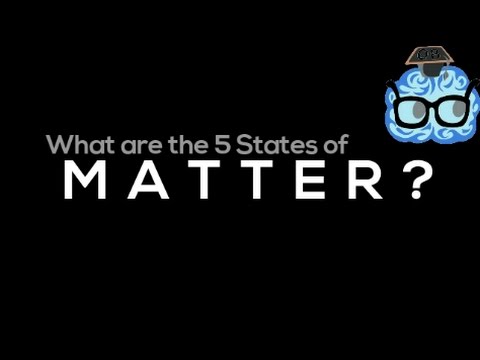 What are the 5 States of Matter?