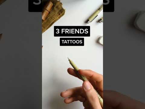 3 Friends Tattoo Ideas