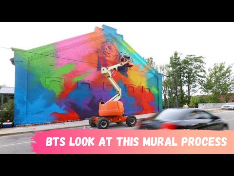 Painting a mural walk-through - With Explanation and insights
