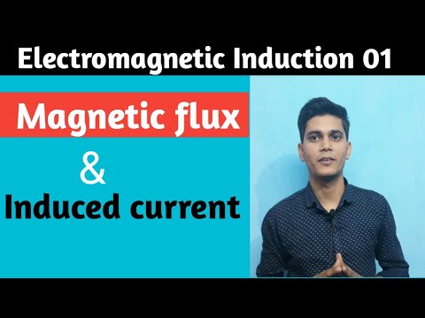 Electromagnetic Induction | Magnetic flux | induced current | in hindi |
