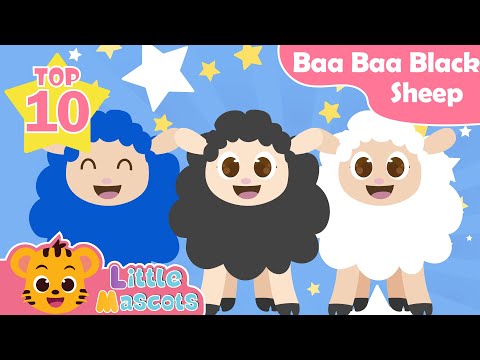 Baa Baa Black Sheep | Little Mascots | Nursery Rhymes | Kids Songs