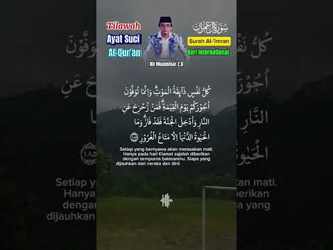 Subhanallah suaranya bikin merinding Tilawah QS Al-'Imran(Kh Muammar Z.A)#tilawahalquran #suaramerdu