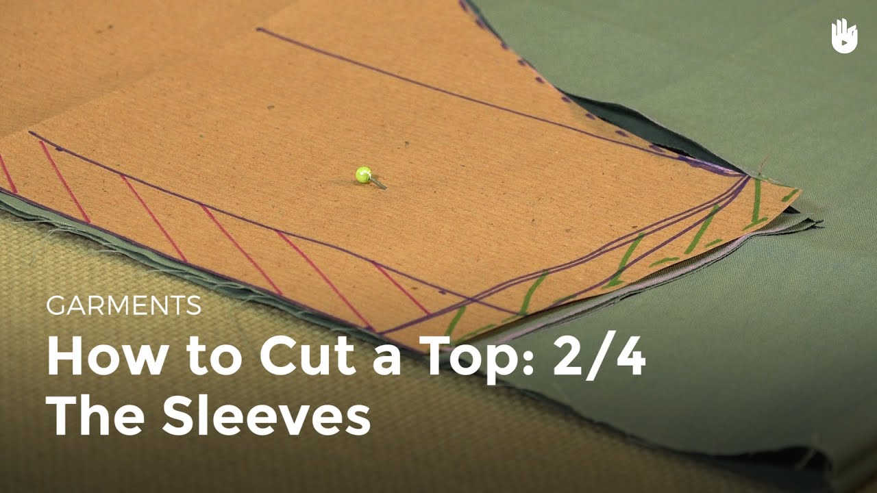 How to Cut a Top: 2/4 The Sleeves - Sewing Machine Operator | Sikana