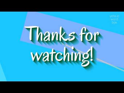 How to say "catenin"! (High Quality Voices)