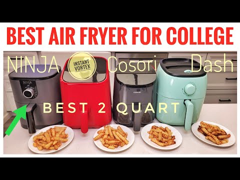 Best Mini Air Fryer 2 Quart Comparison NINJA, INSTANT, COSORI, DASH Back To School