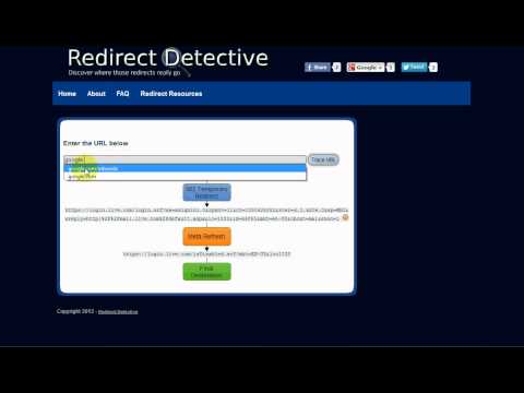Redirect Detective - URL Redirection Checker