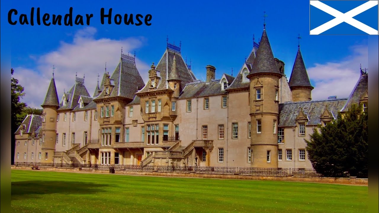 Callendar House | Falkirk | Scotland | UK travel vlog | Walking tour 4k