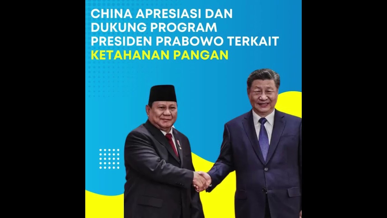 Tertuang dalam nota kesepahaman (MoU) antara perusahaan China dan Indonesia