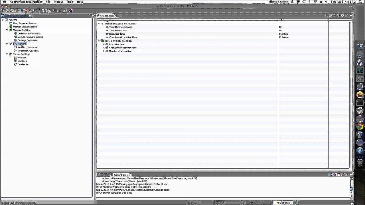 Java Profiler | Profiling Tomcat in StandAlone