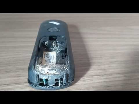Veja o que acontece quando utiliza pilhas comum/alcalina em telefone sem fio!