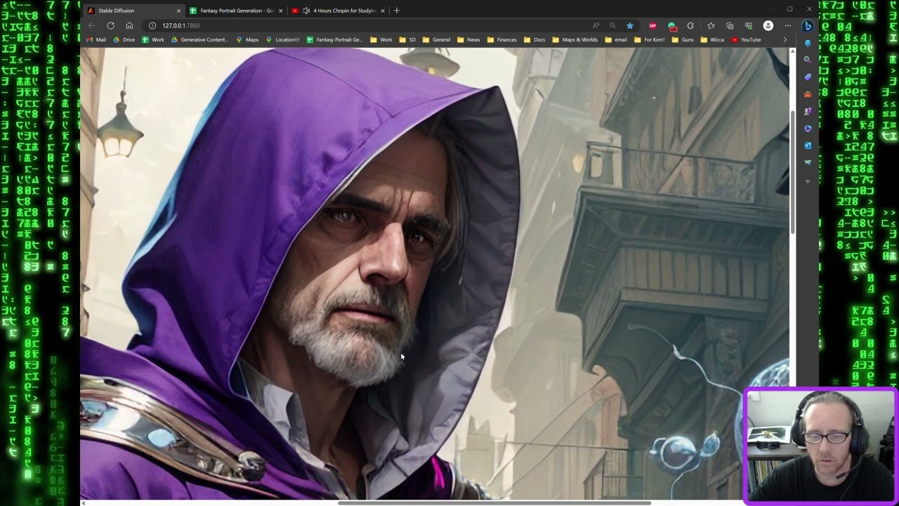 Stable Diffusion - Fantasy RPG Portrait Generations