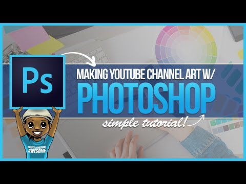 HOW TO MAKE YOUTUBE CHANNEL ART FROM SCRATCH! PHOTOSHOP TUTORIAL STEP BY STEP