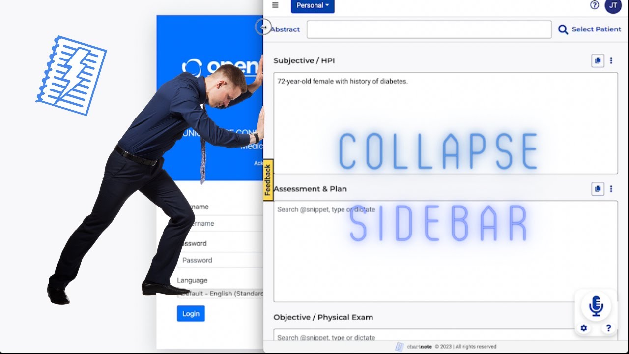 UI update: collapsible sidebar